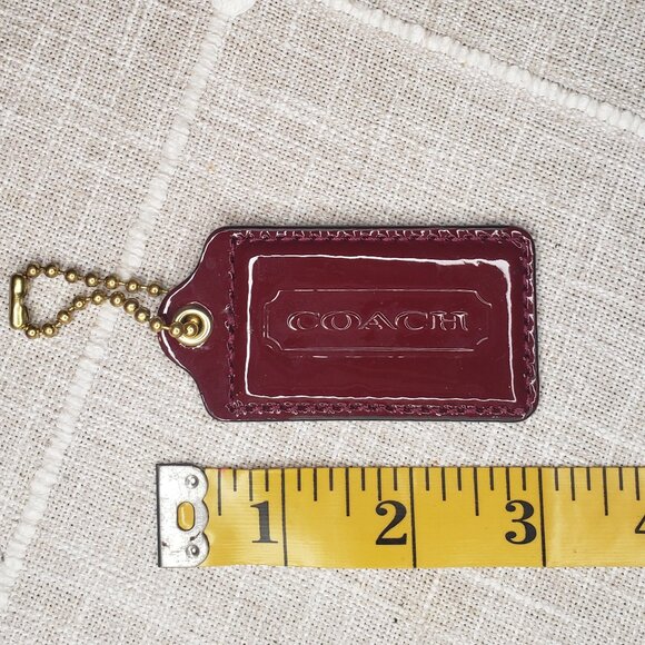 Coach | Bags | Coach Large Replacement Purse Handbag Hang Tag Burgundy ...